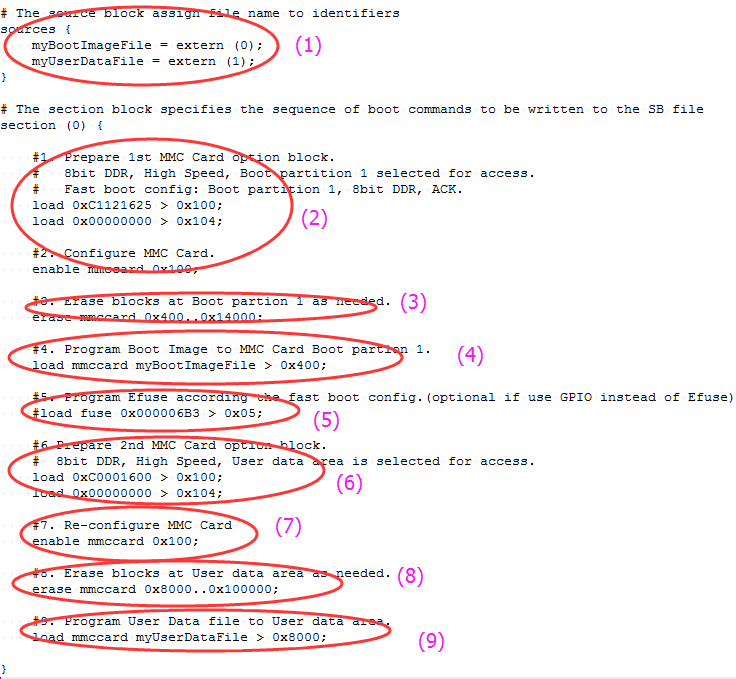 Generate SB file for bootable image programming — MCUXpresso SDK Documentation