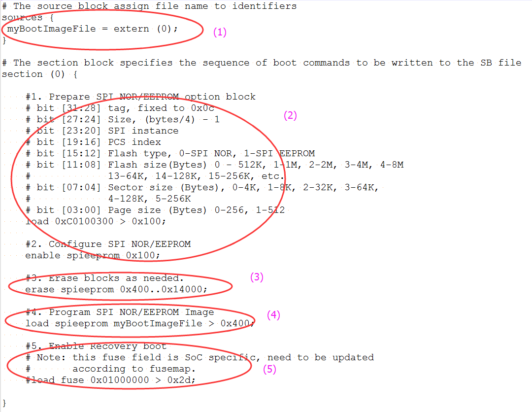 Generate SB file for bootable image programming — MCUXpresso SDK Documentation