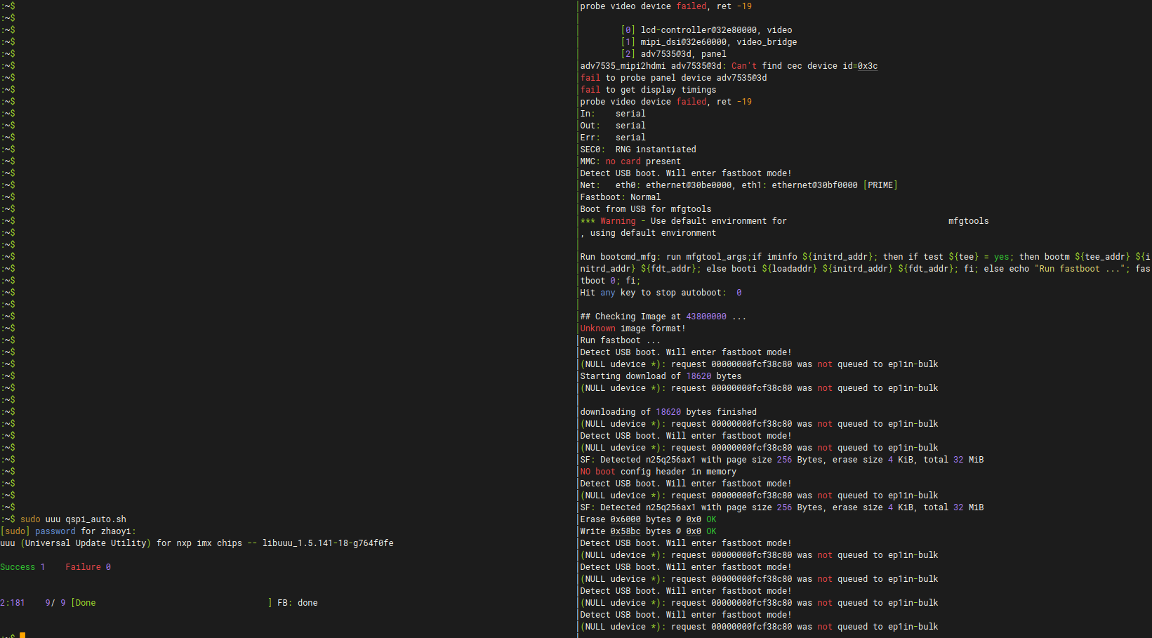 Run a flash target demo by UUU — MCUXpresso SDK Documentation